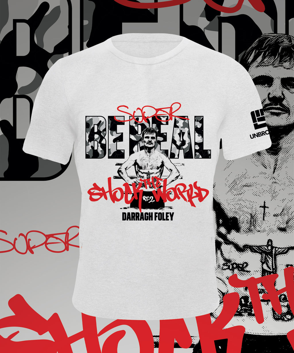 DARRAGH FOLEY Performance Tee in White – UNBROKEN