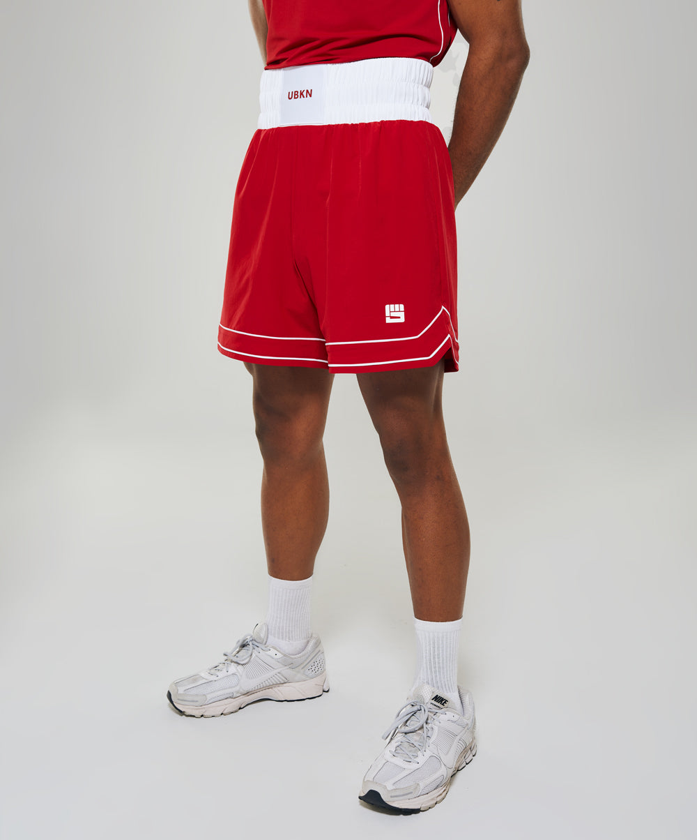 LEGACY 7 in. Boxing Short in Competition Red – UNBROKEN