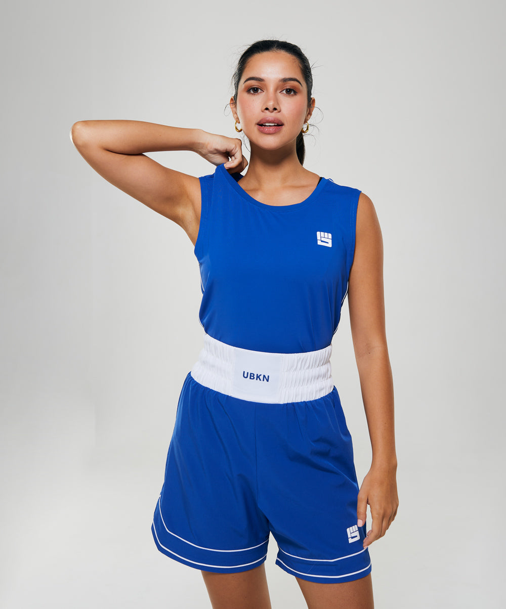 LEGACY Women's Boxing Tank in Competition Blue – UNBROKEN